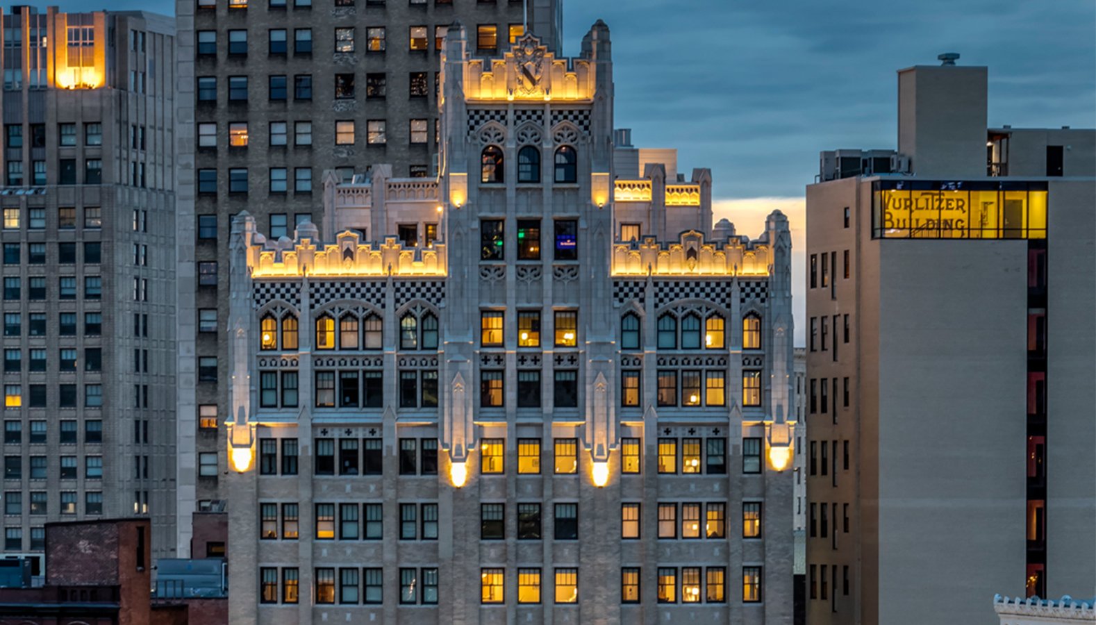 LD+A Features Article on Exterior Facade Lighting of Detroit's ...