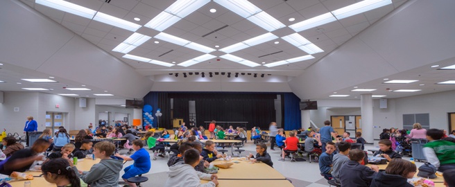 School Features Innovative Lighting Design